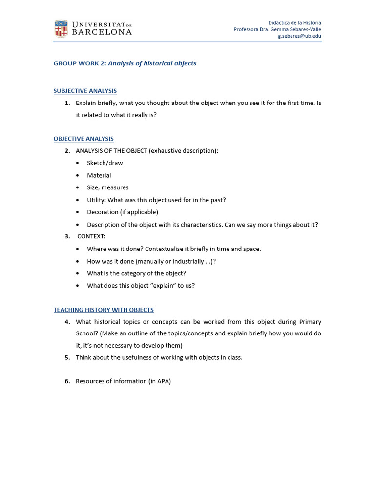 Group Work 2 Object | PDF | Science & Mathematics