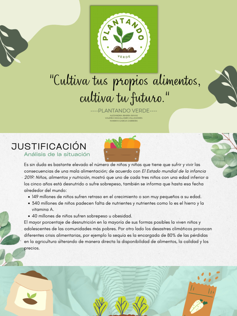 Huertos Caseros: Cultiva tu Salud | PDF | Alimentos | Obesidad