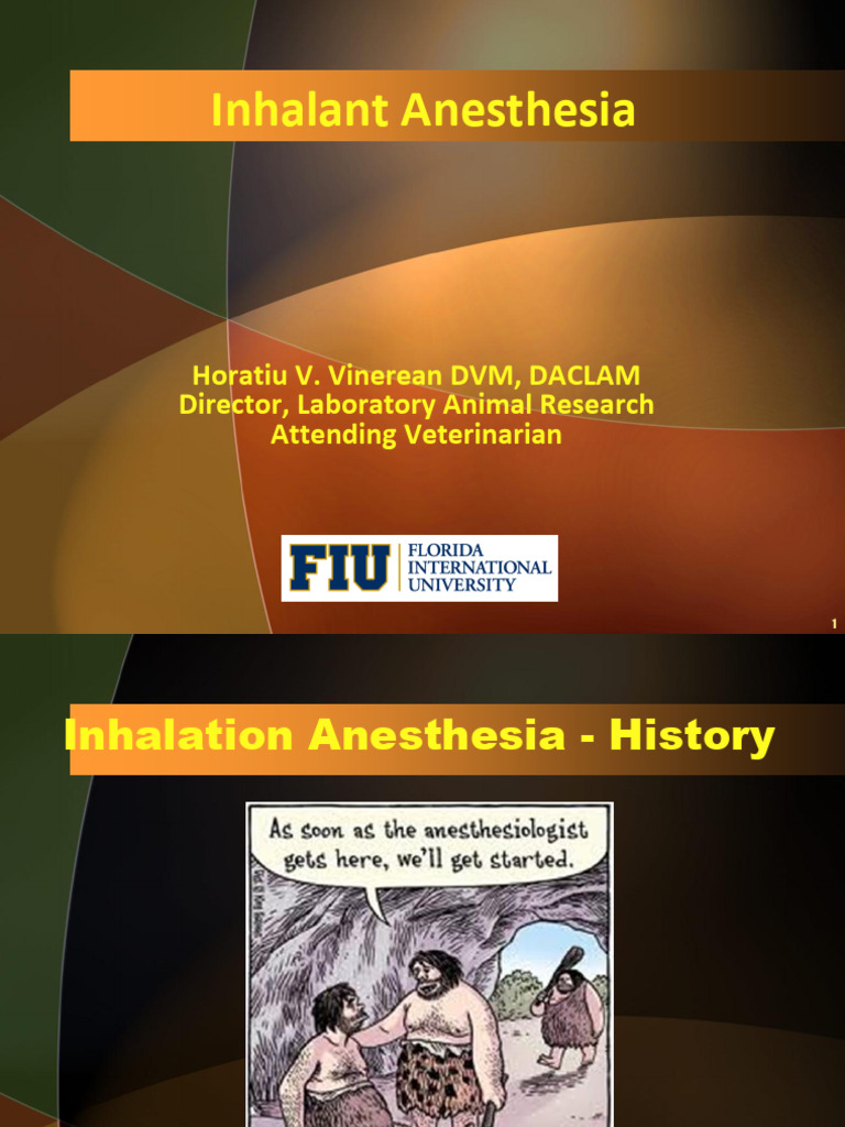 Inhalant Anesthesia | Download Free PDF | Anesthesia | Diffusion