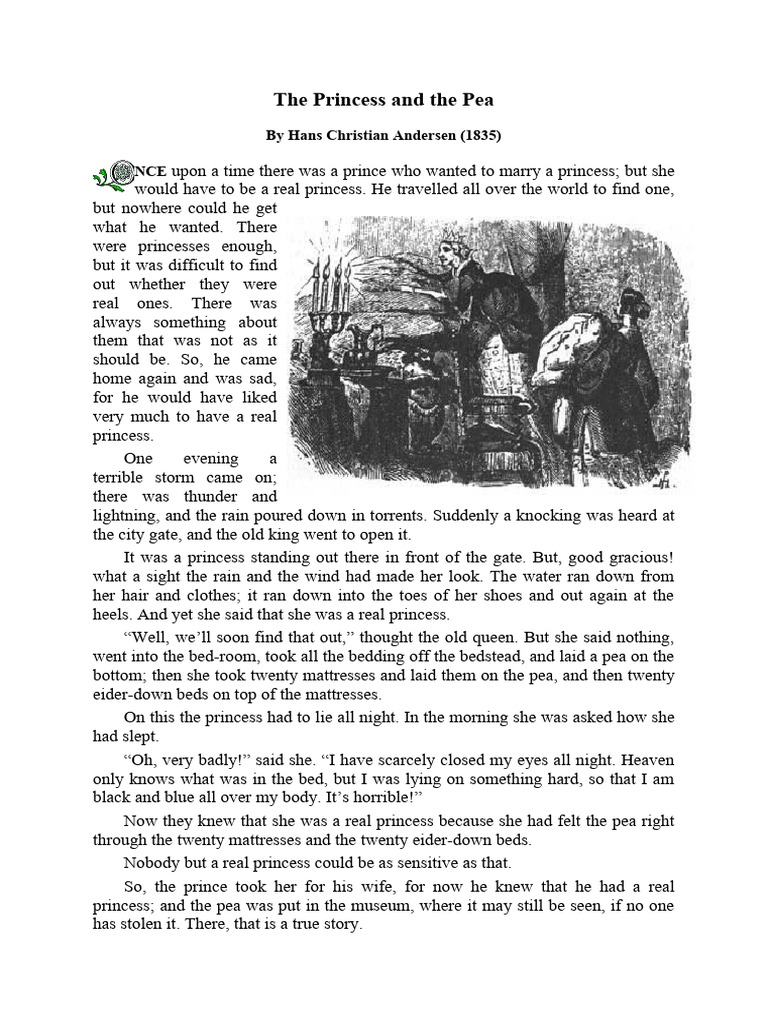 The Princess and The Pea | PDF