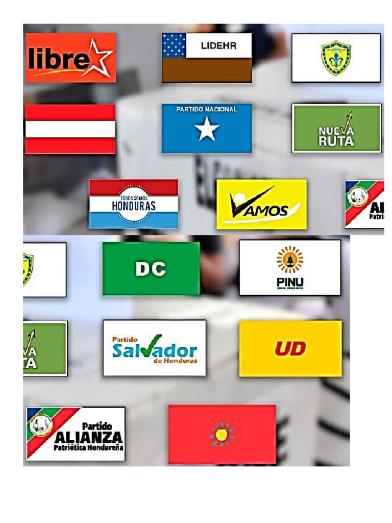 Banderas de Los Partidos Politicos de Honduras | PDF