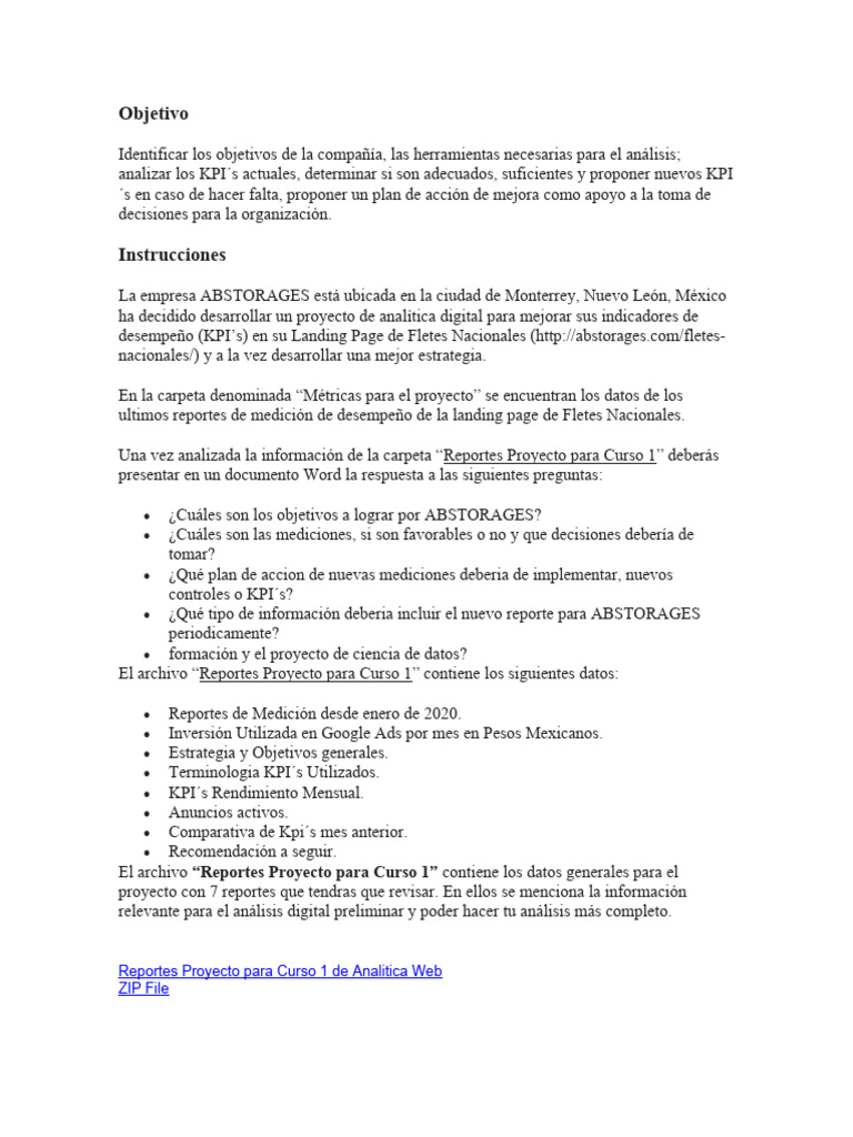 Objetivo TAREa | PDF | Business | Informática