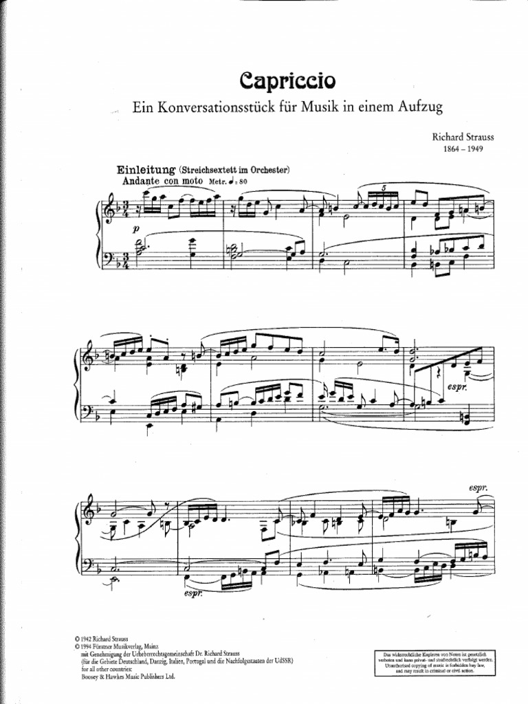 Capriccio | PDF