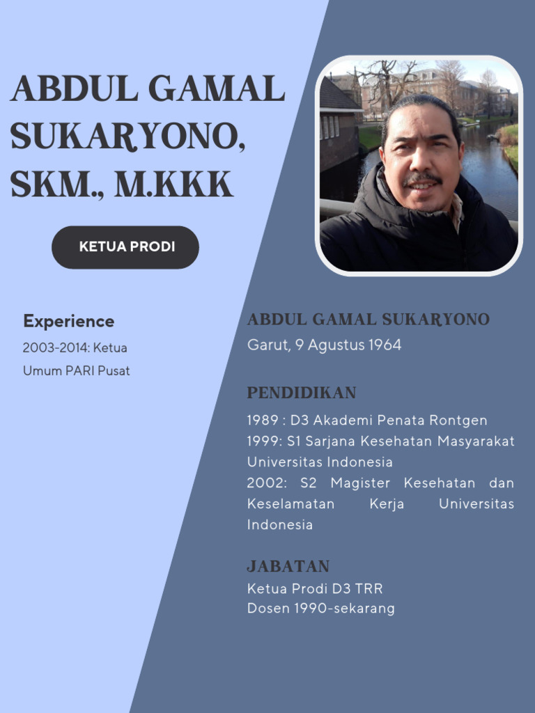 CV - Abdul Gamal Sukaryono | PDF | Teknologi & Rekayasa
