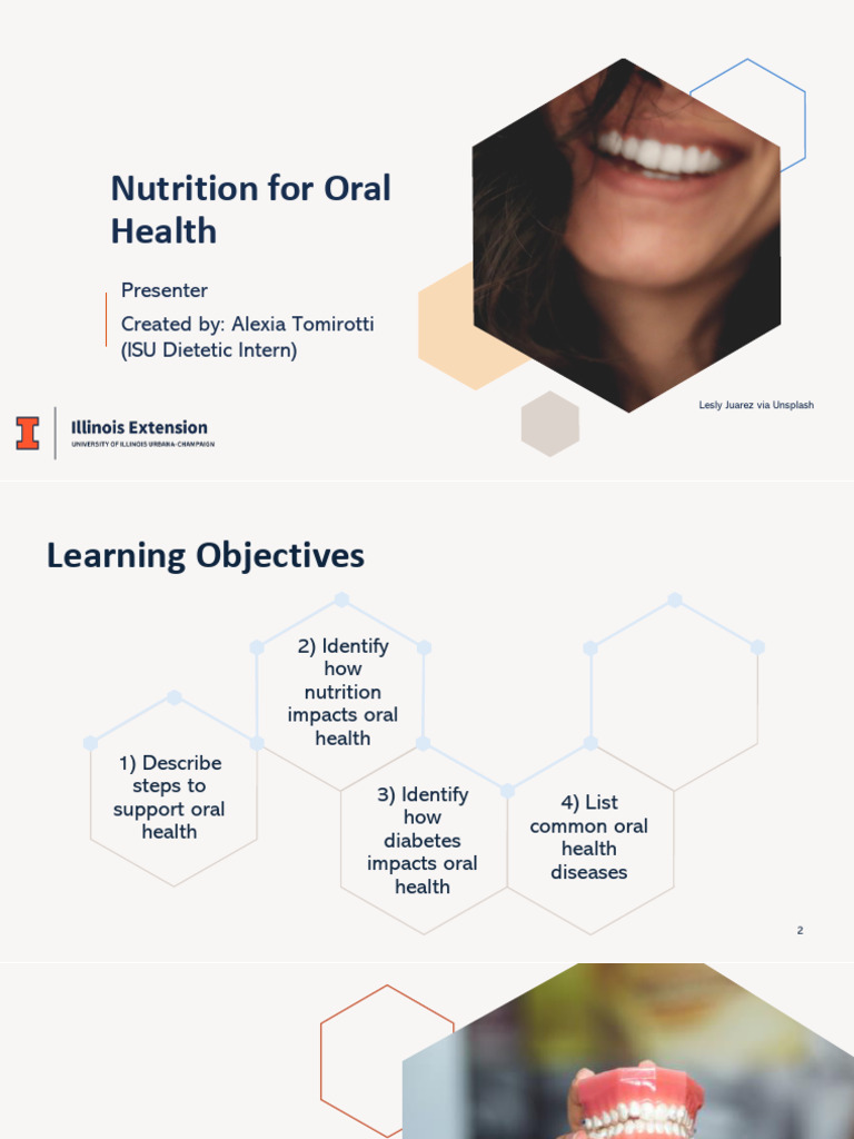 Nutrition's Impact on Oral Health | PDF | Oral Hygiene | Dentistry