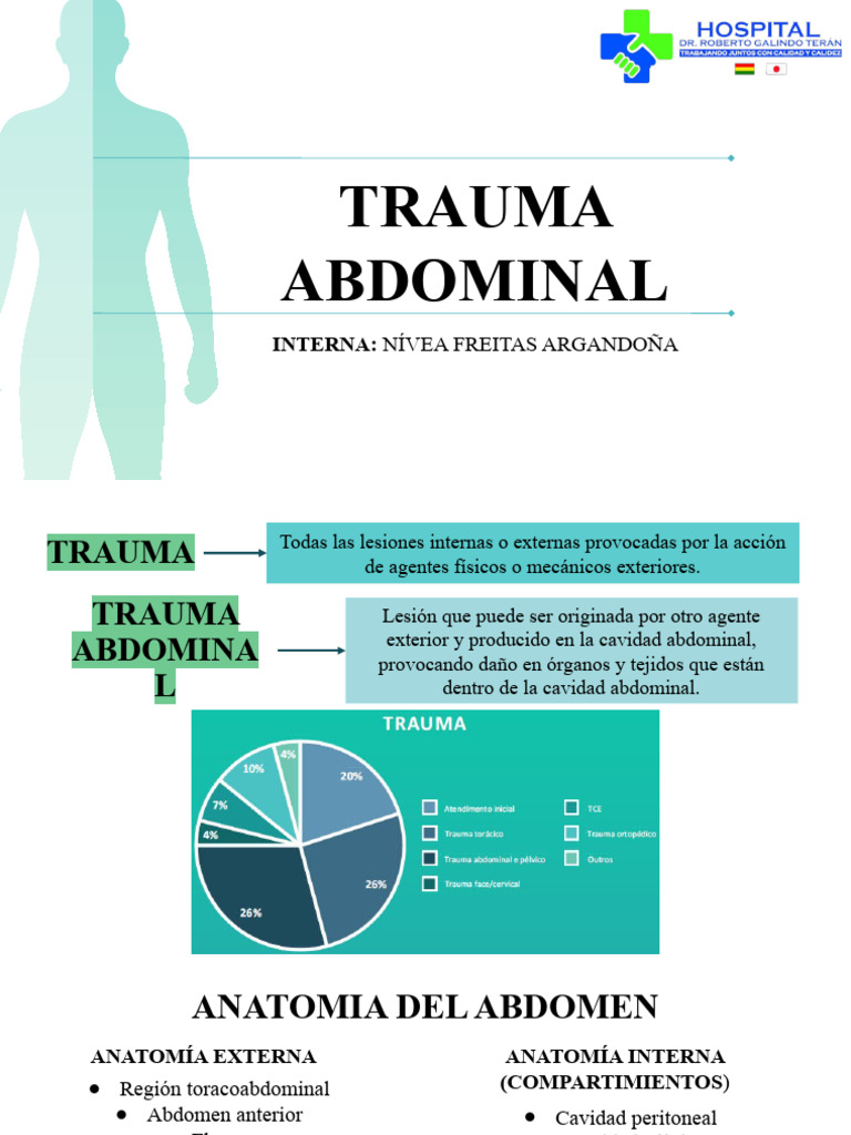Trauma Abdominal - Cirugía | PDF | Abdomen | Intestino grueso