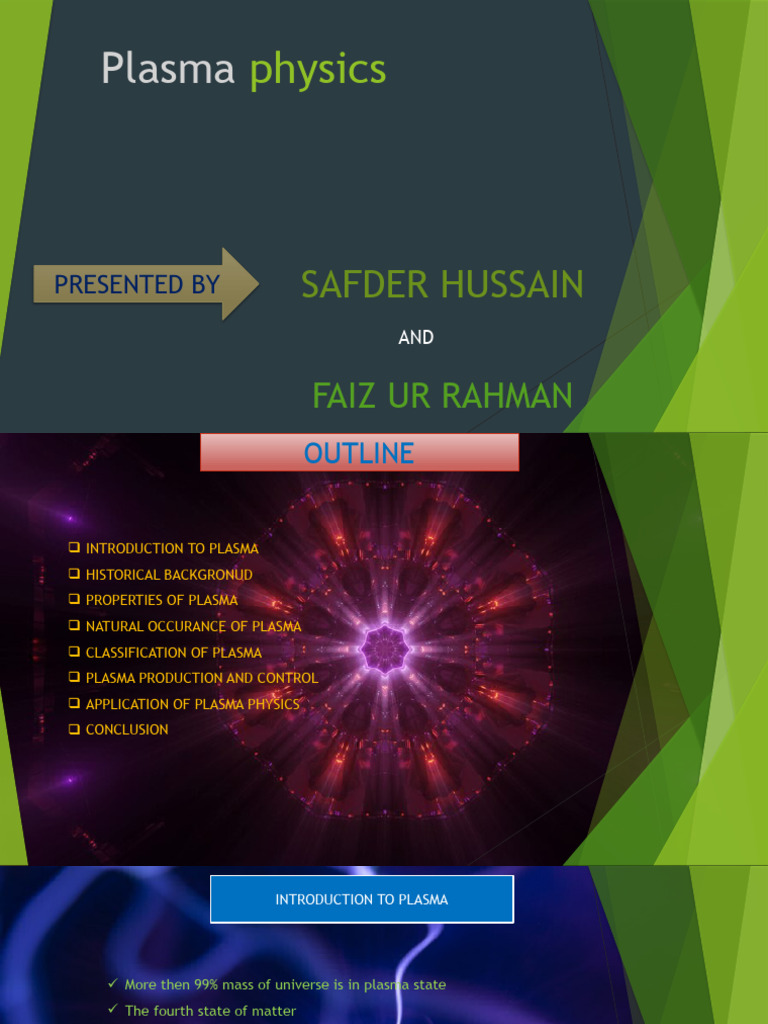 Introduction to Plasma Physics | PDF | Plasma (Physics) | Nuclear Fusion