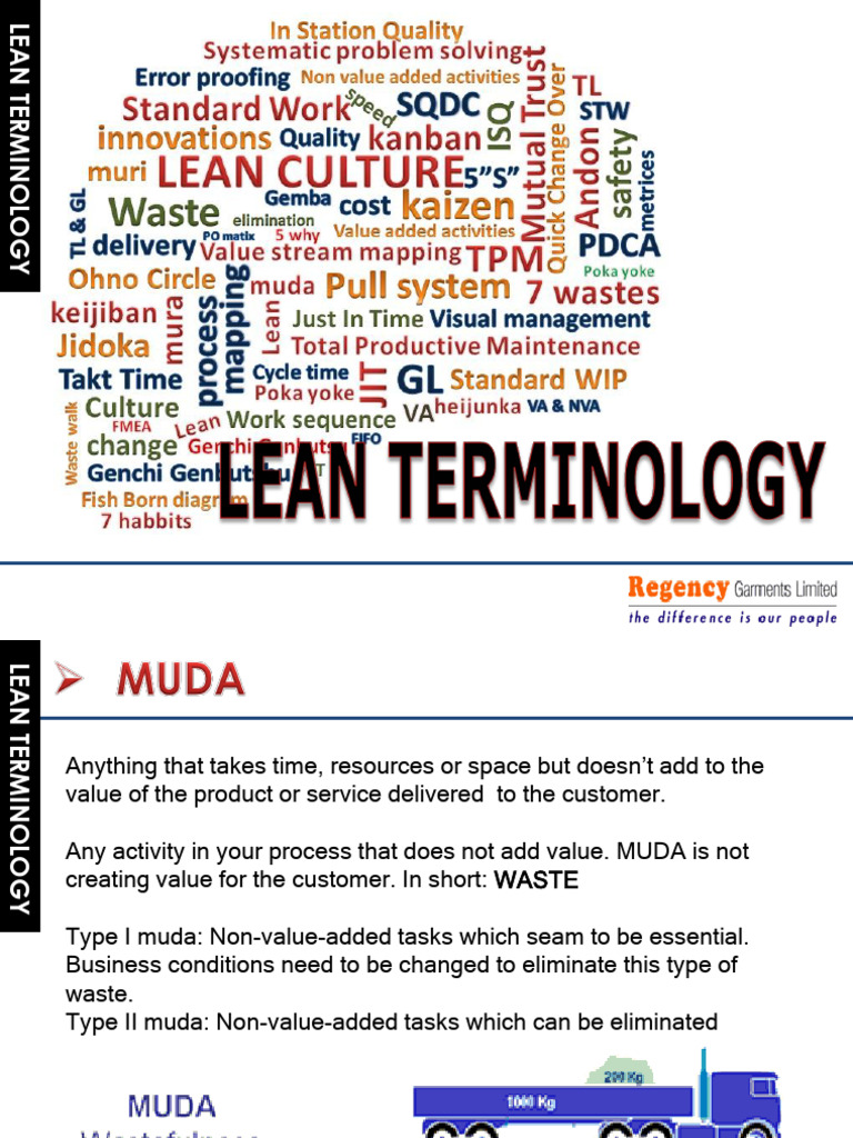 Lean Terminology | Download Free PDF | Lean Manufacturing | Business ...