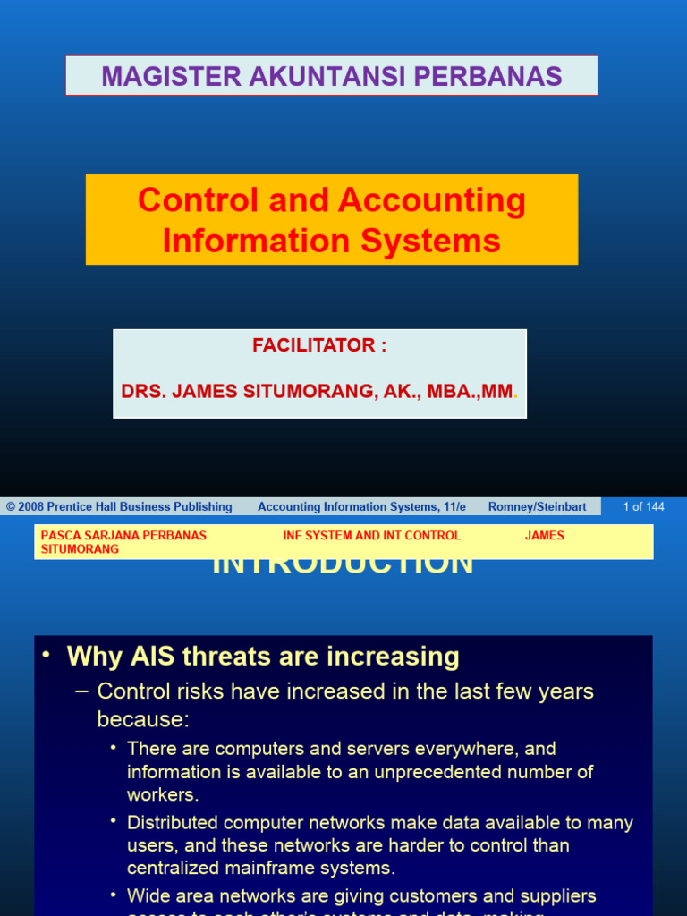03-Control AIS - Romney | PDF | Internal Control | Enterprise Risk ...
