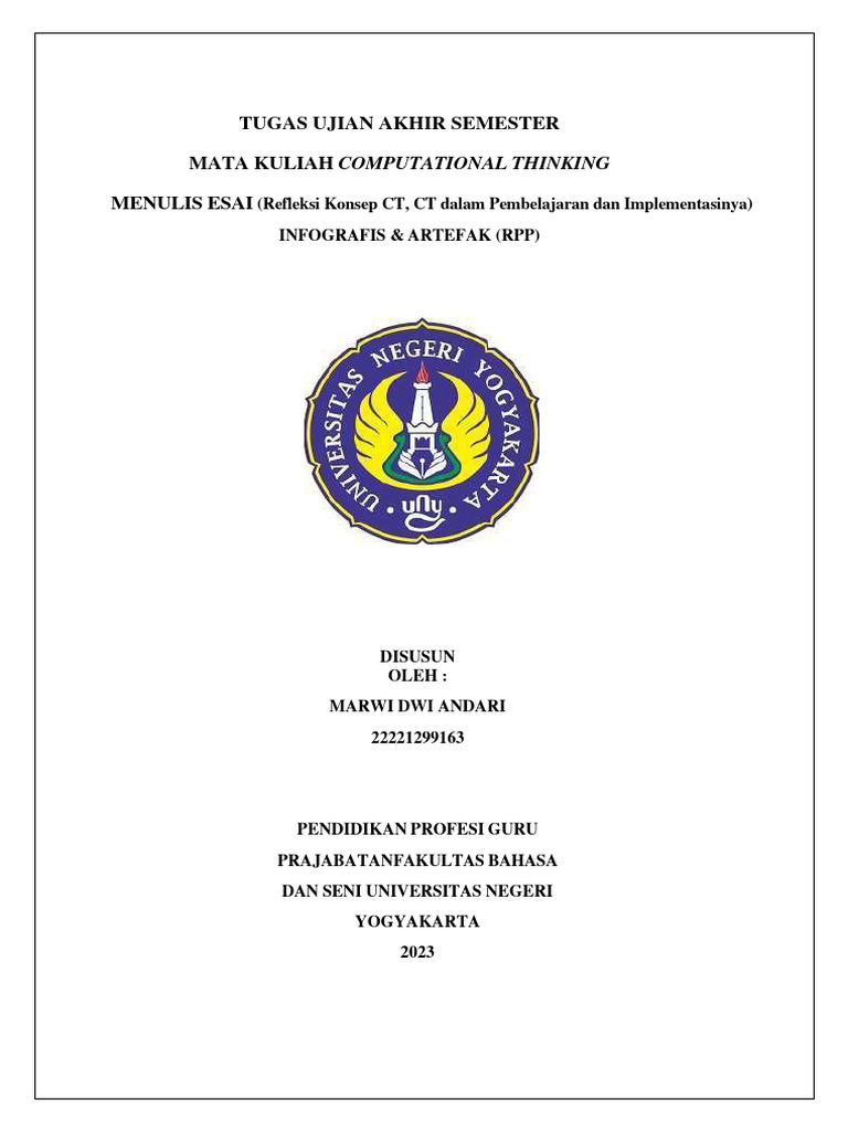 CT T.9 UAS ESAI DAN INFOGRAFIS - Marwi | PDF