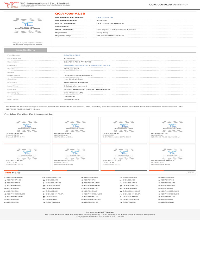 Qca7000-Al3b 2 | PDF | Electronics