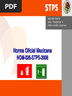 Norma 026 STPS 2008: Señales y Colores | PDF | Color | Seguridad y ...