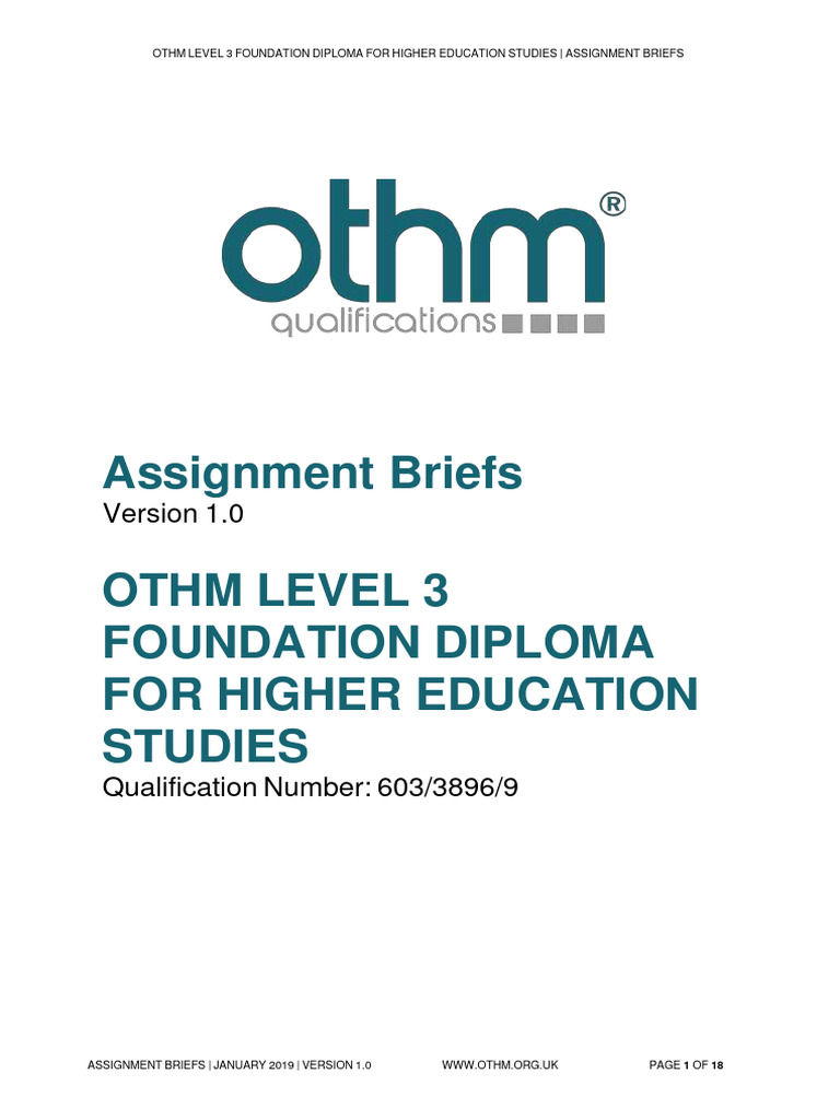 OTHM Level 3 Computing Assignment Briefs | PDF | World Wide Web | Internet & Web