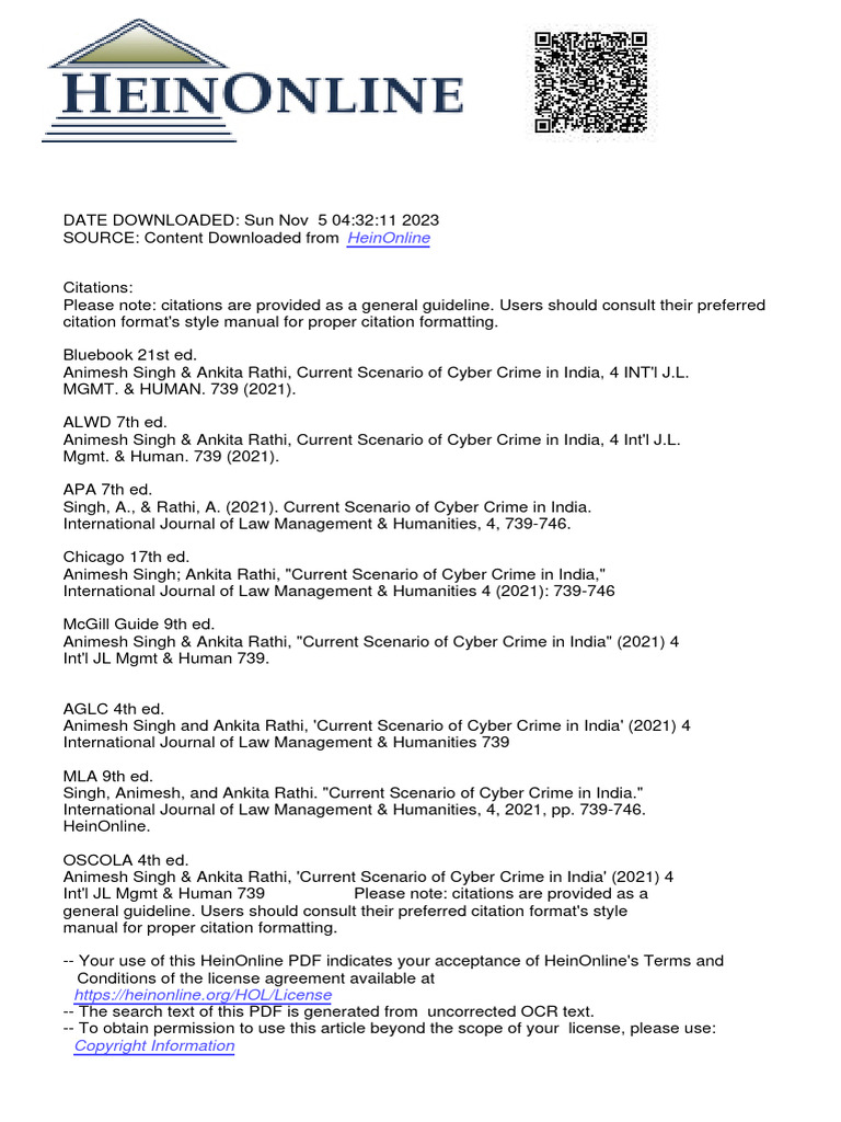 India's Cyber Crime Challenges | PDF | Security | Computer Security