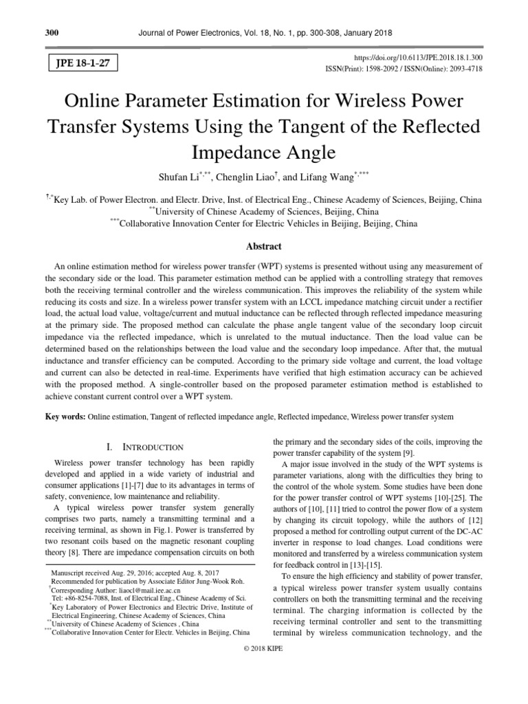 Journal Jpe 18-1 584878989 | PDF | Inductance | Inductor