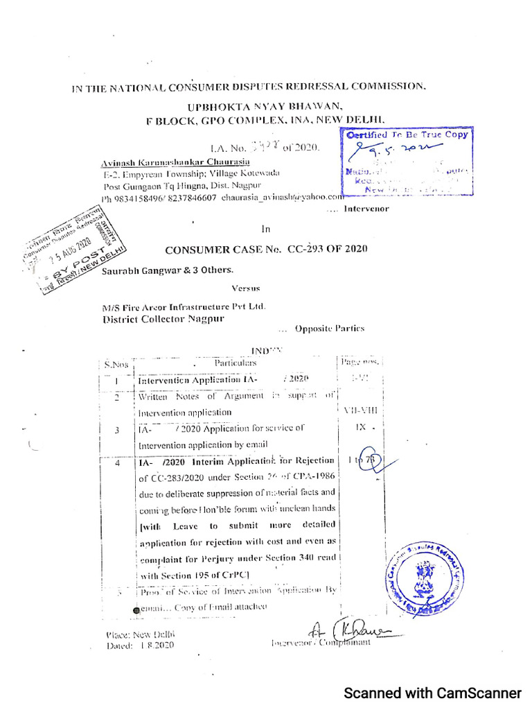 Class Action Suit For Consumers | PDF