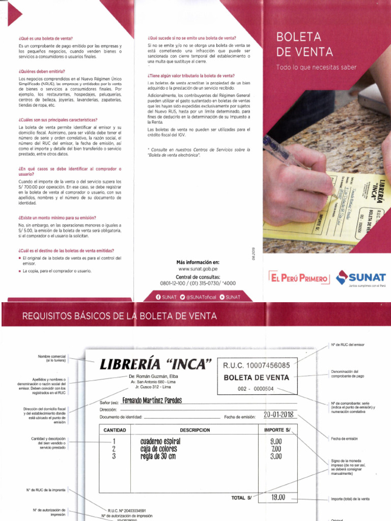 2 - Boleta de Venta | PDF