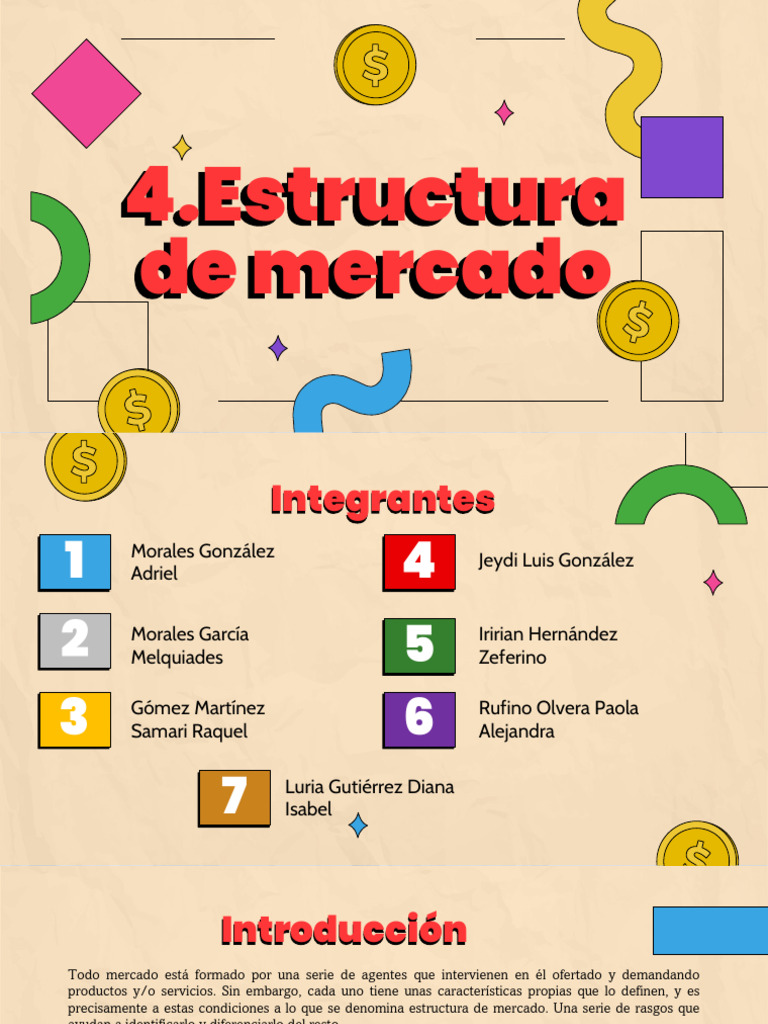Estructura de Mercado | PDF | Monopolio | Mercado (economía)