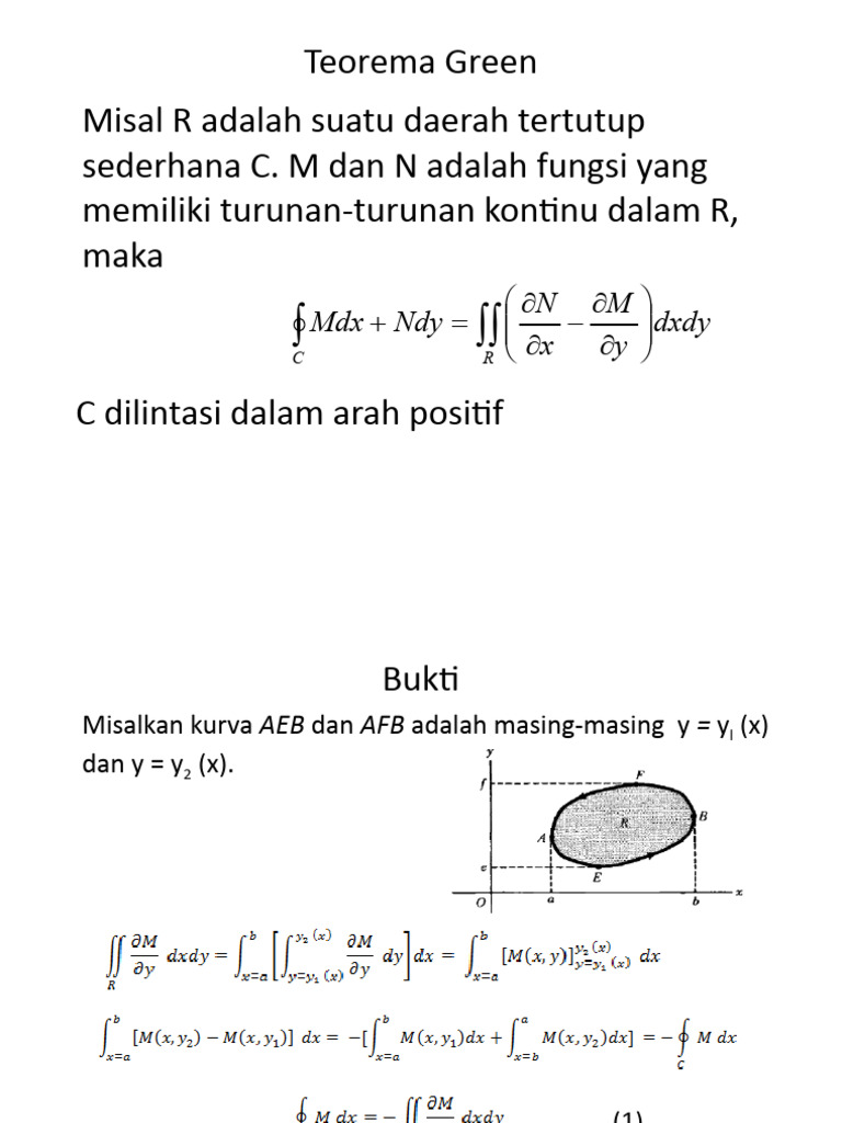 Teorema Green | PDF