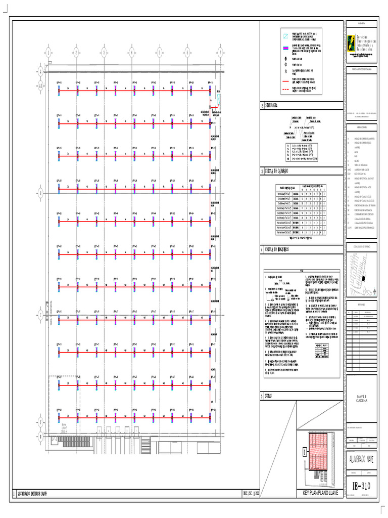 IE-310 Alumbrado Nave | PDF | Física Aplicada e Interdisciplinaria | voltaje