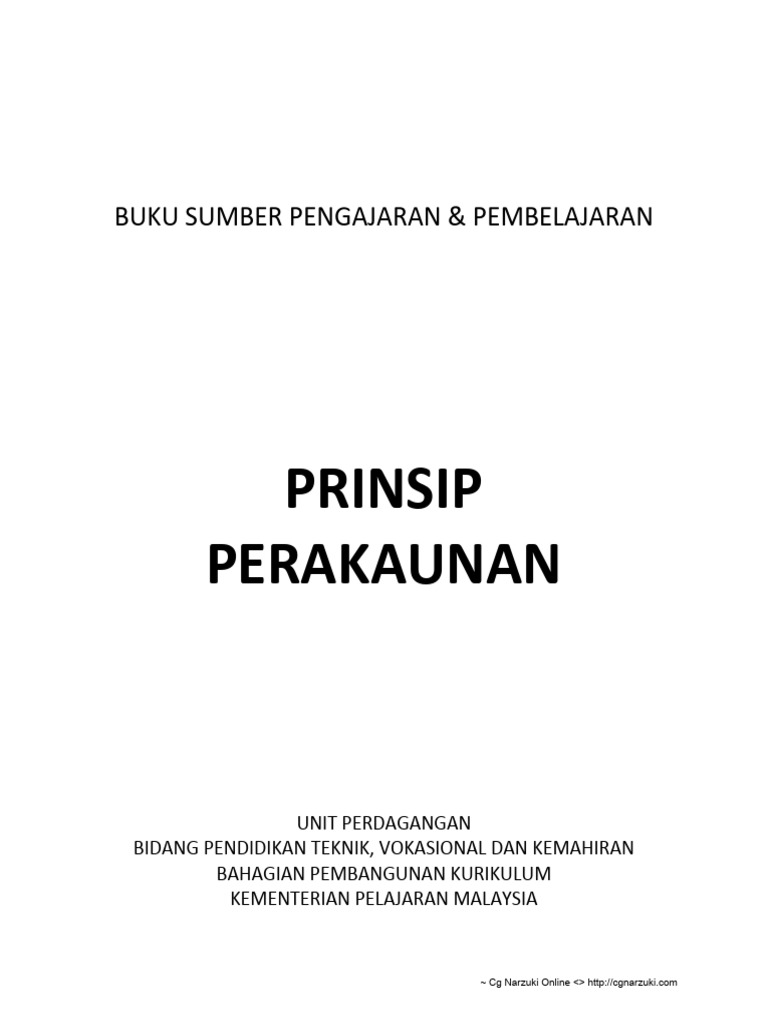 Modul Prinsip Perakaunan 2010 1 | PDF