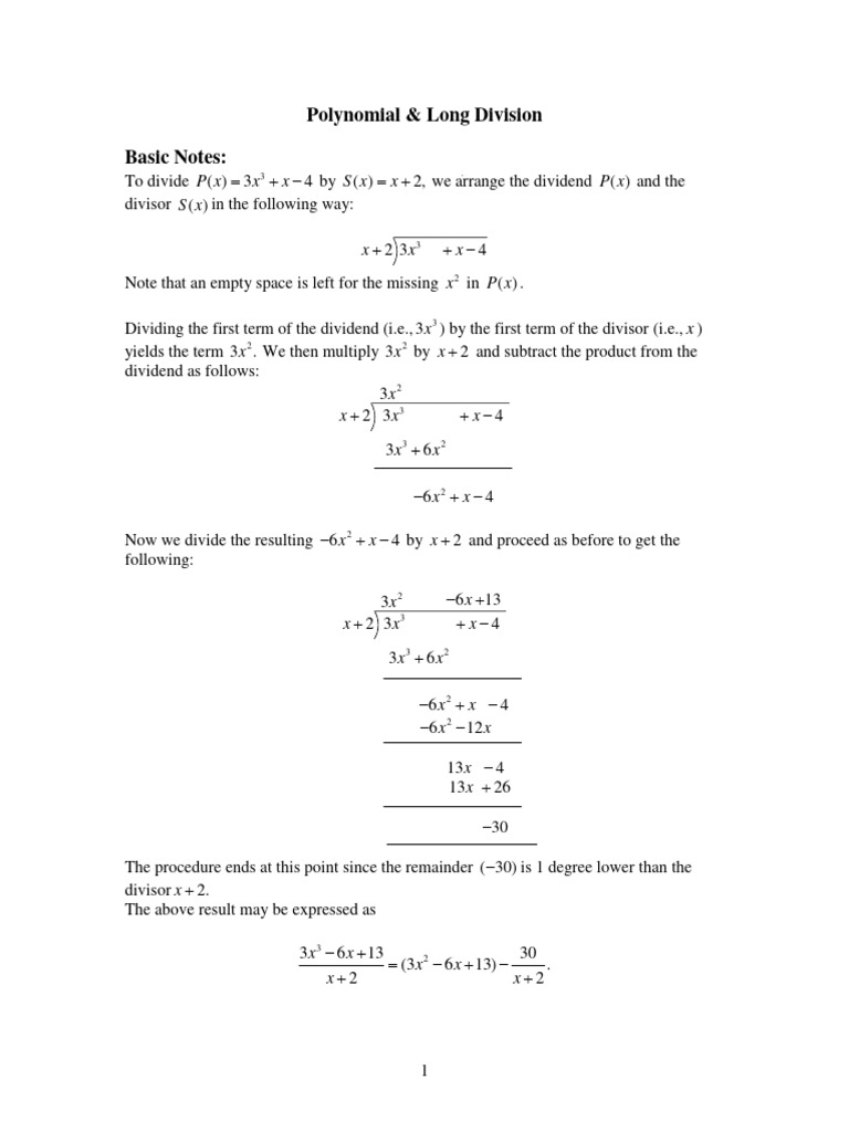 Long Division | PDF | Division (Mathematics) | Elementary Mathematics