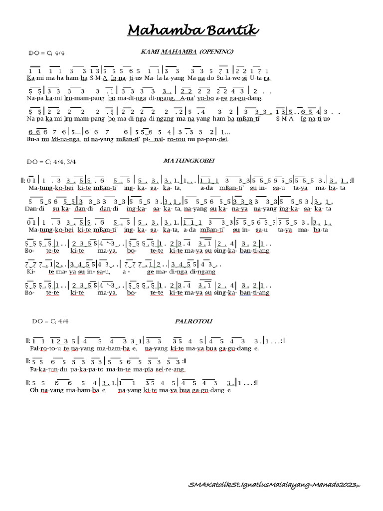 Mahamba Bantik-Revando | PDF