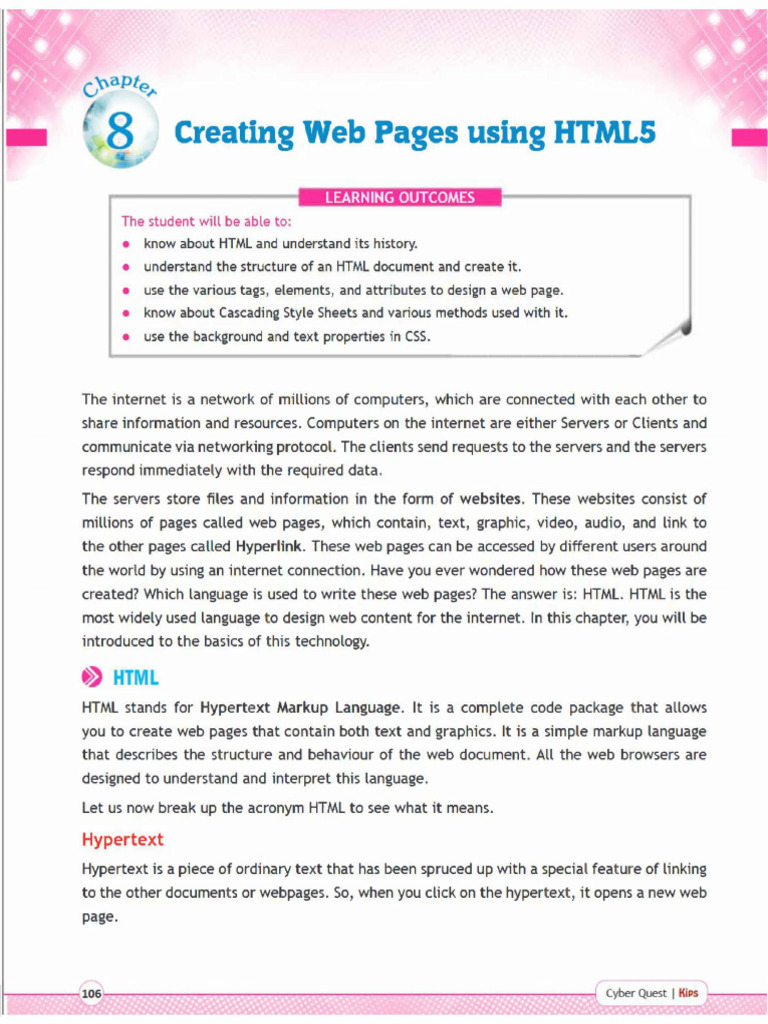 Html 6 Pdf Html Element Html