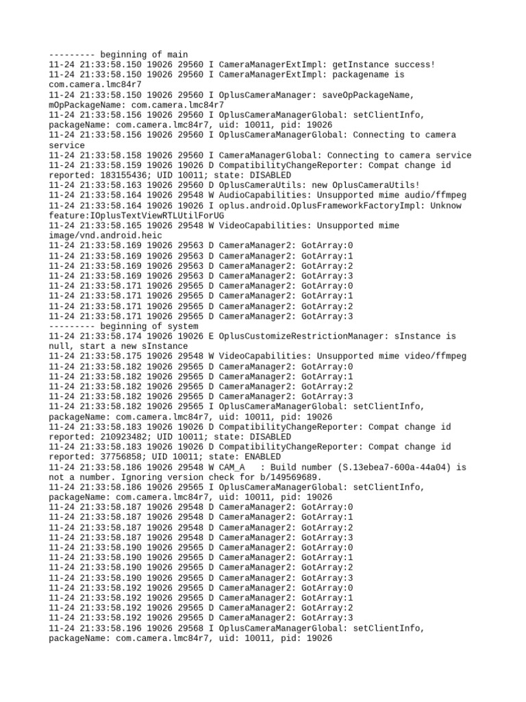 Log Cat 1700836438087 | PDF | Information Technology | Software