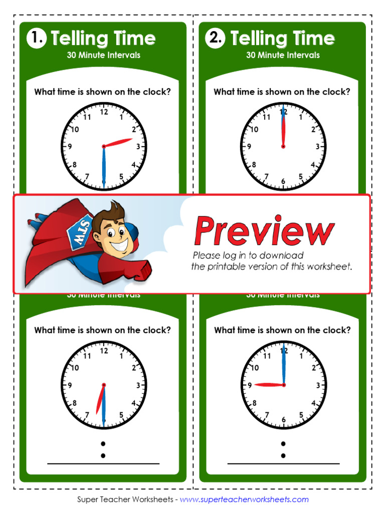 Telling Time with Analog Clocks | PDF | Learning