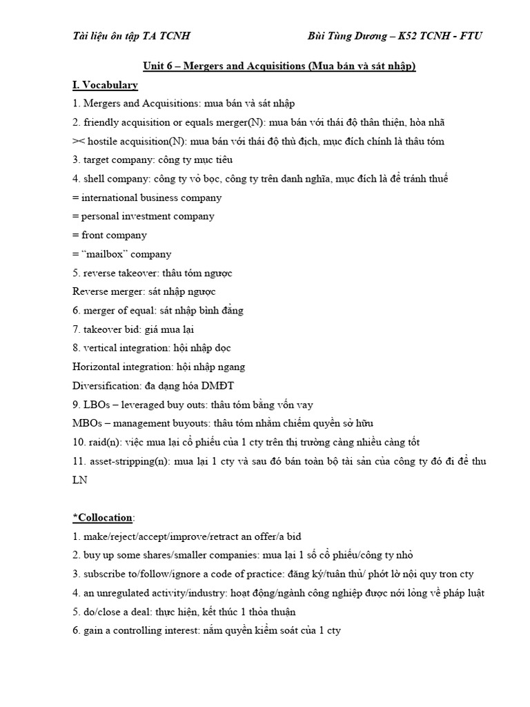 Unit 6 - Unit 10 | PDF