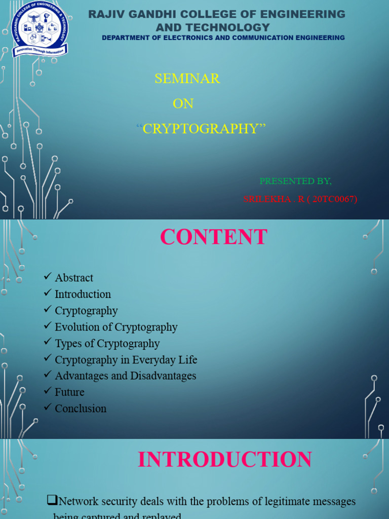 Cryptography | PDF | Cryptography | Key (Cryptography)