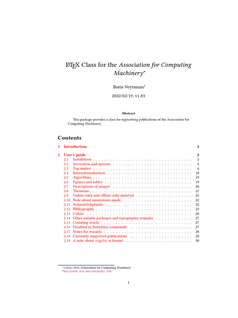 Acm Guide | PDF | Te X | Parameter (Computer Programming)