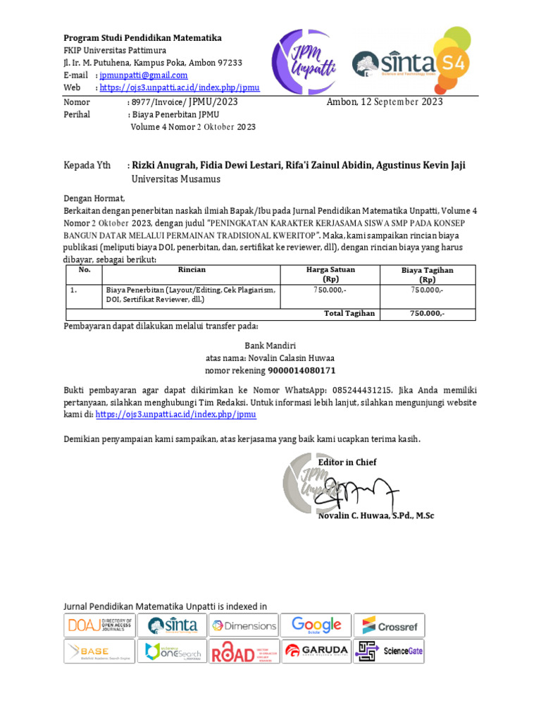 Invoice No 8977 Pdf