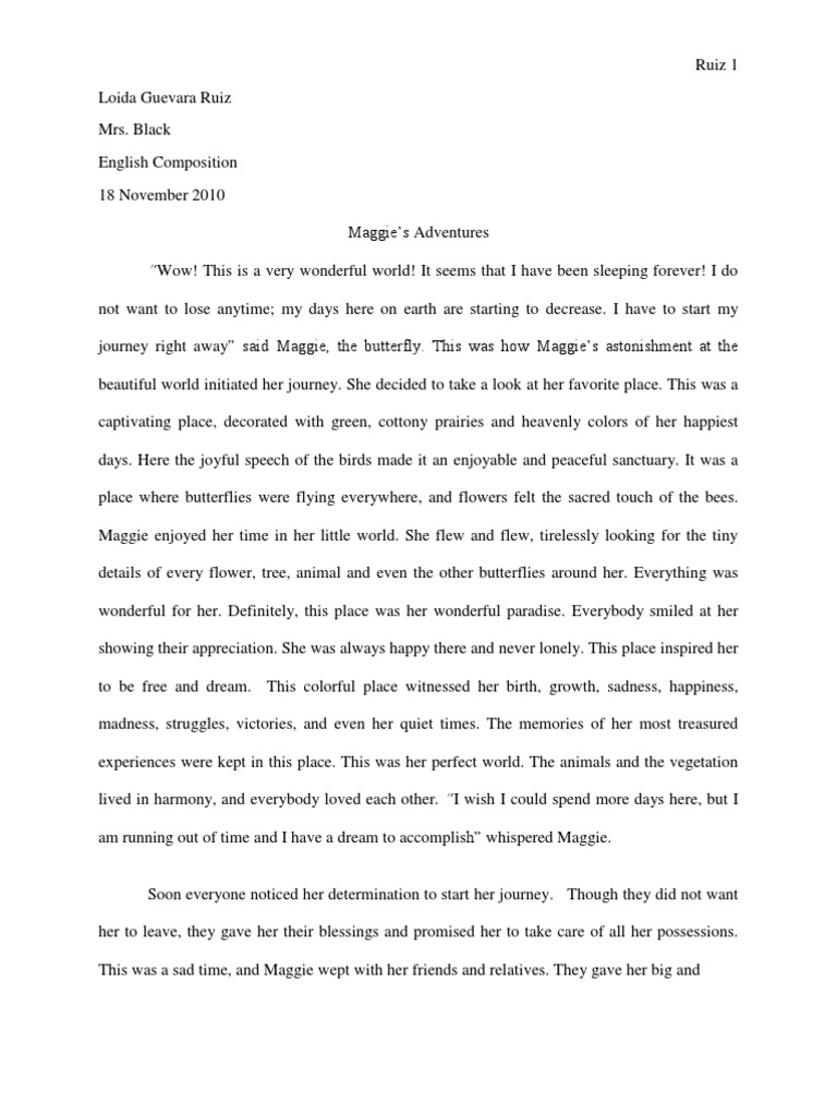 Creative Writing Final Draft | PDF