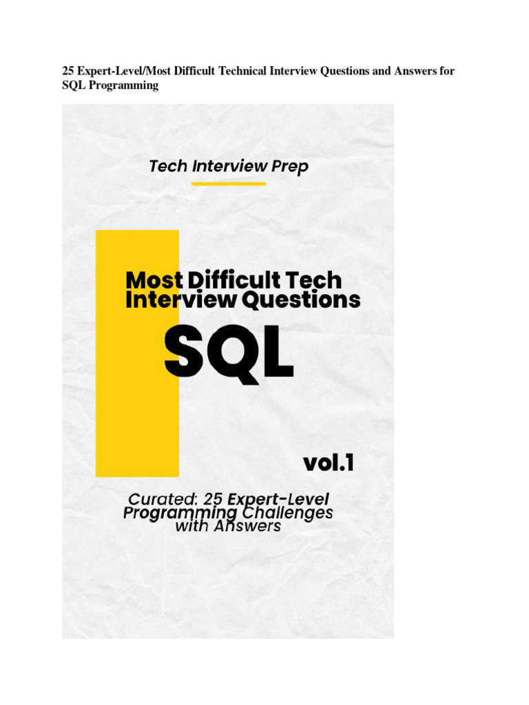 Expert Level SQL | PDF | Database Index | Databases