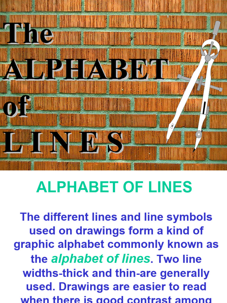 Alphabet of Lines - 1 | PDF | Geometry