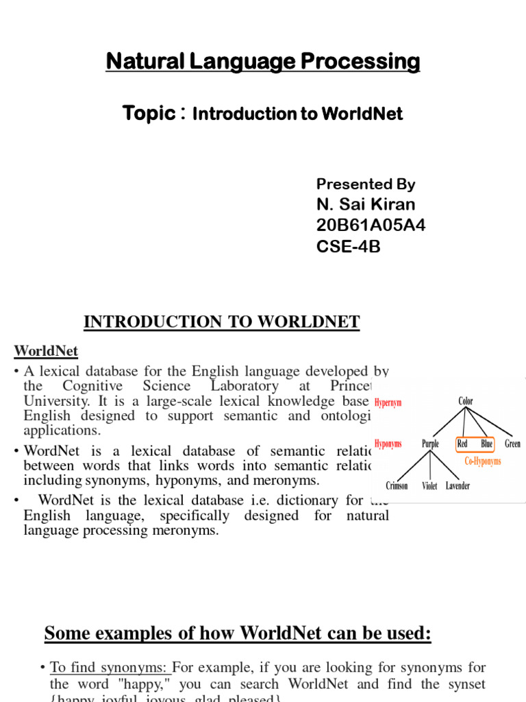Natural Language Processing:: Topic | PDF | Information Retrieval | Lexicography