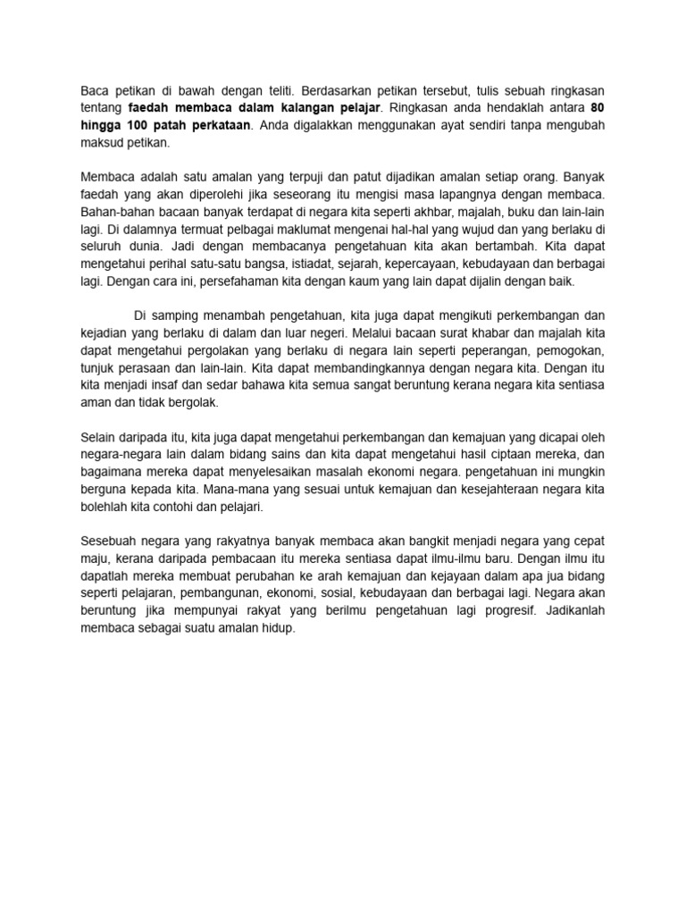 Latihan Ringkasan 2 | PDF