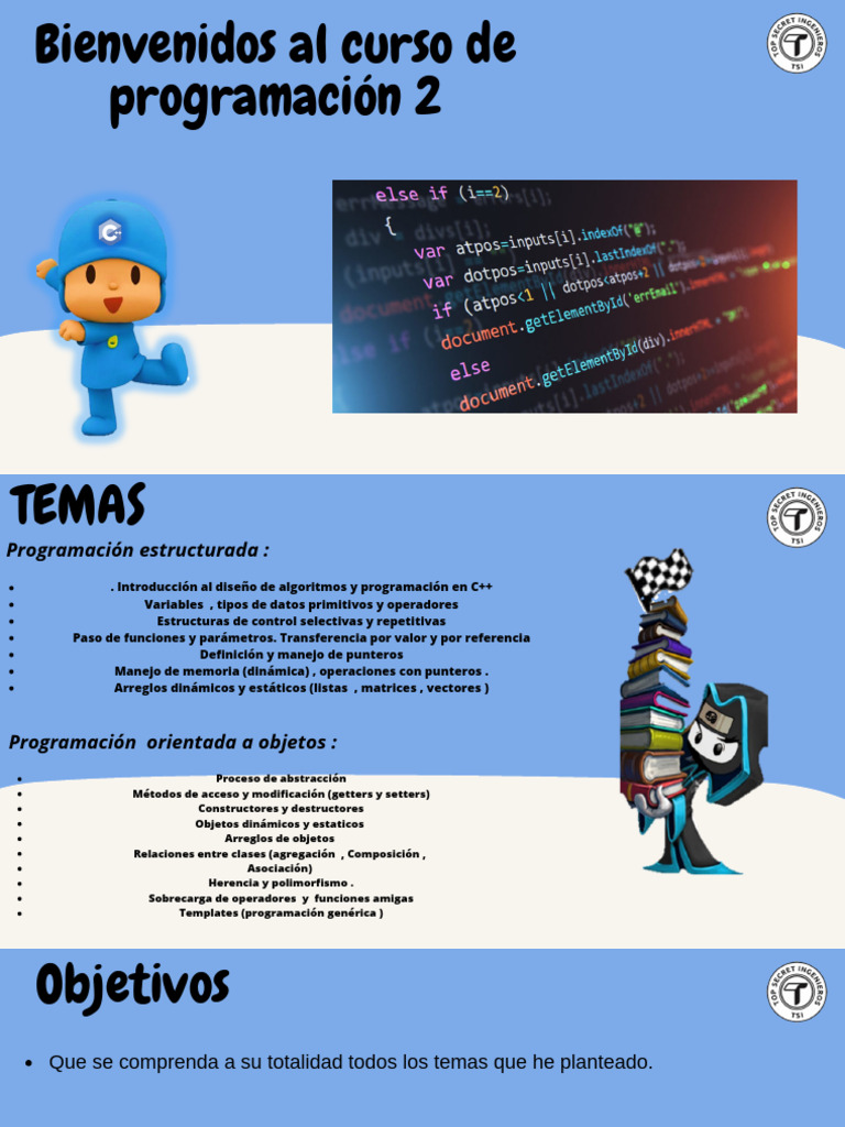 Bienvenidos | PDF | Objeto (informática) | Puntero (Programación de ...
