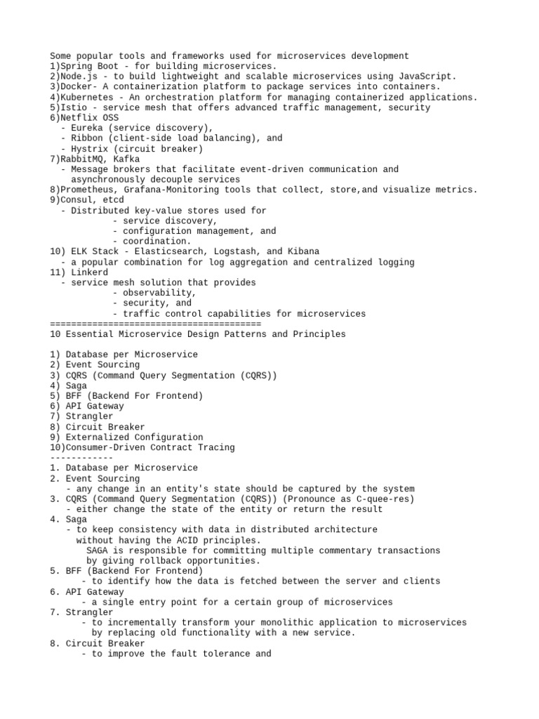 Microservices FlashCard | PDF | Cloud Computing | Databases