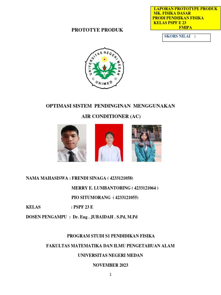 Rancangan - Projek - Fisika Dasar - Kel - 8 (8) (8... ) | PDF Rancangan - Projek - Fisika Dasar - Kel - 8 (8) (8... ) | PDF
