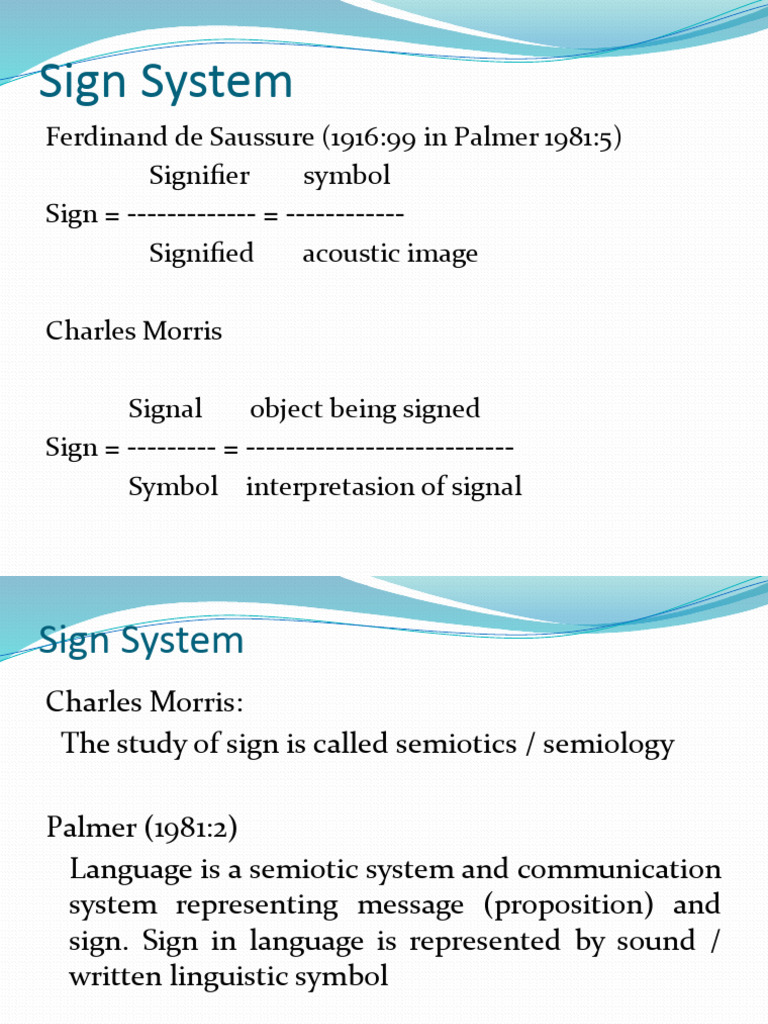 Semantic As Sign System | PDF | Semiotics | Communication
