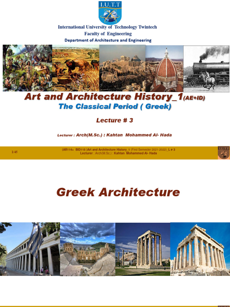 Greek Architecture: Orders and Temples | PDF | Architectural Design ...