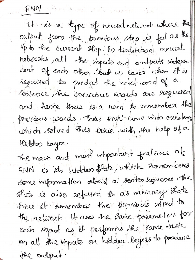 RNN | PDF