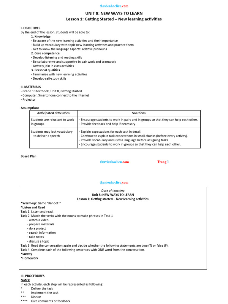 Grade 10 Learning Activities | PDF | Educational Technology | Learning