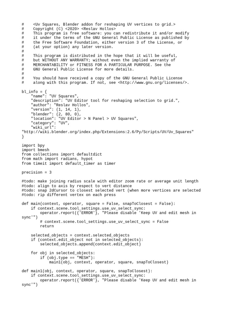 Uv Squares - Py | Download Free PDF | Information Technology | Computing