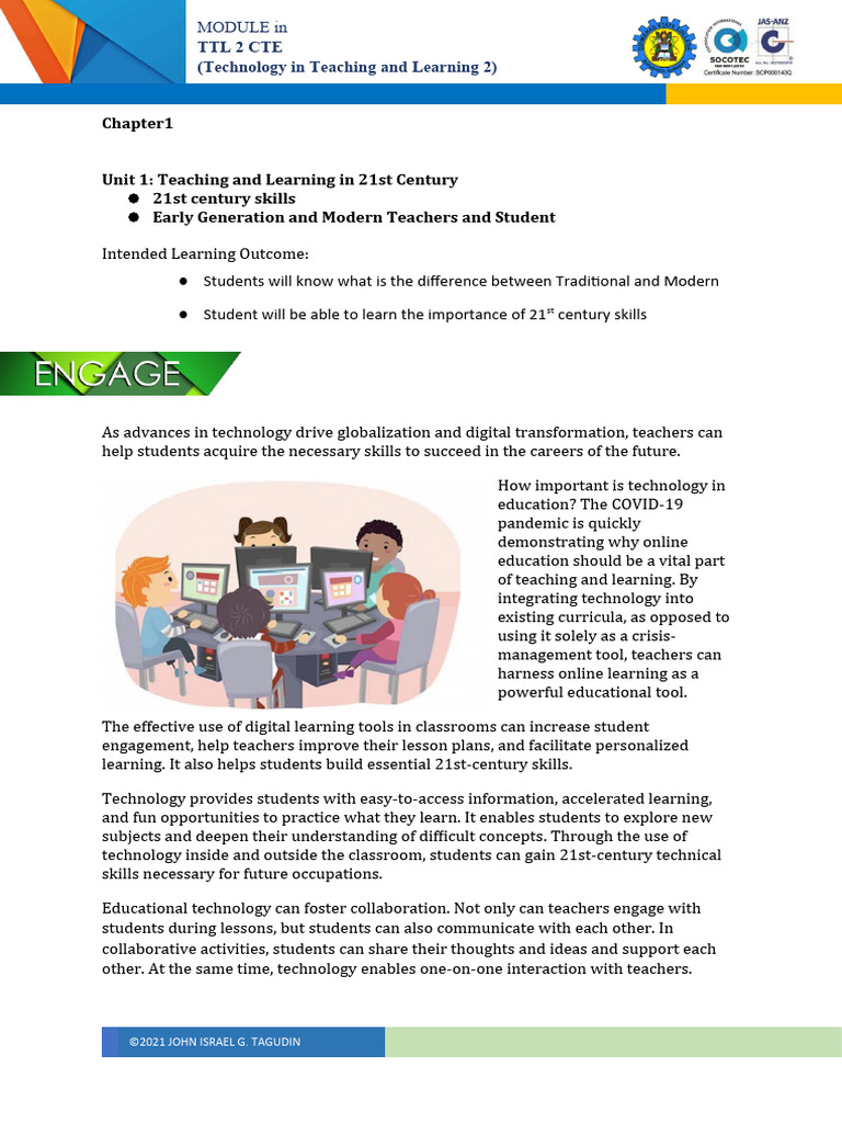 21st Century Teaching Skills and Strategies | PDF | Learning ...