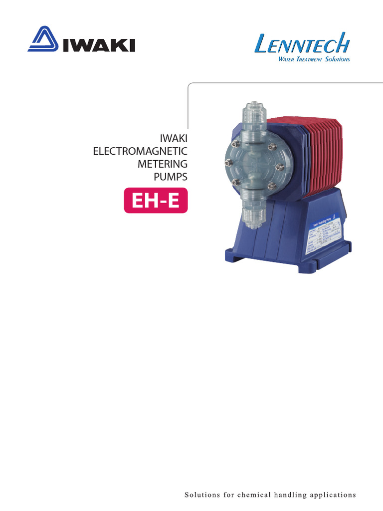 Iwaki Eh e L | PDF | Pump | Valve