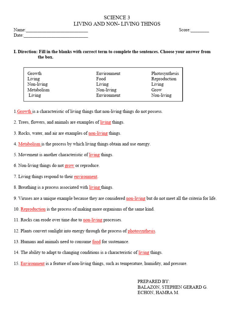 Science 3 Exam | PDF | Organisms | Reproduction